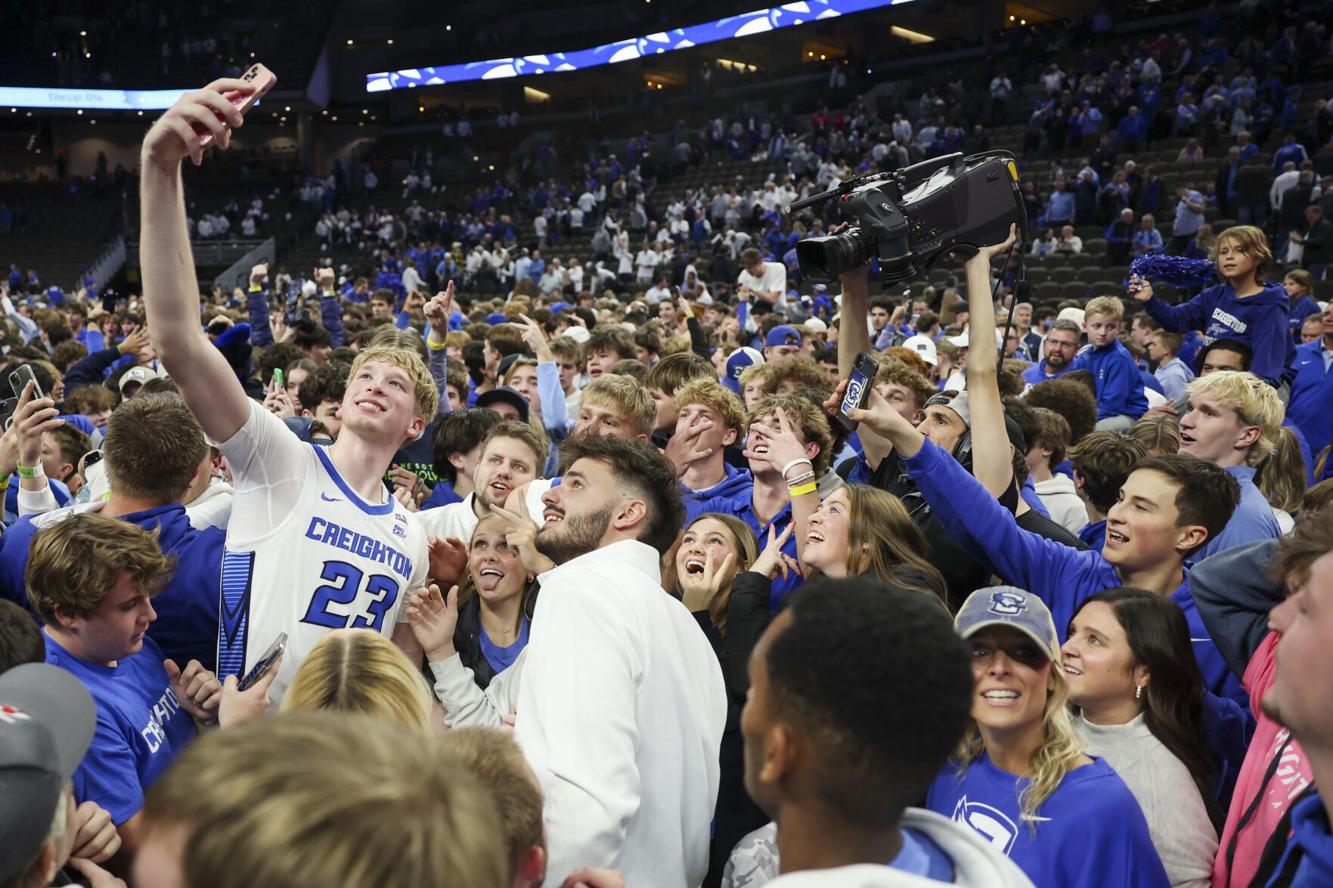 Photos: Creighton men's basketball hosts Kansas
