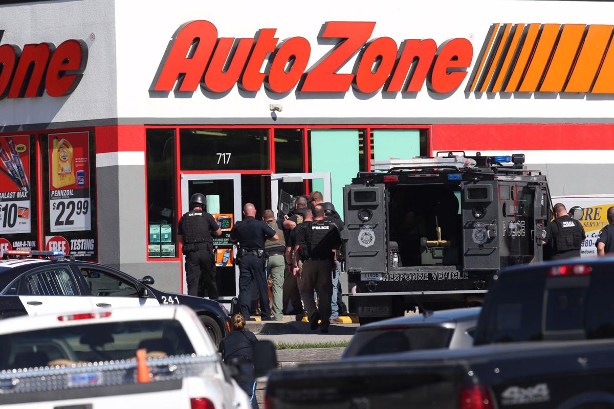 Foiled in an alleged robbery attempt, he tried to slip away by playing ...