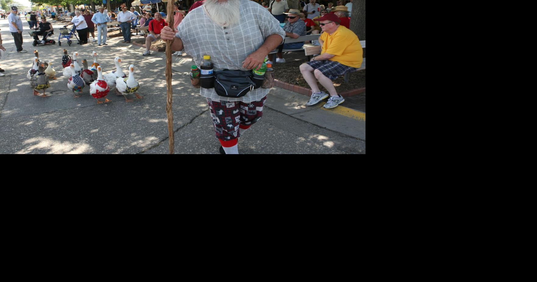 Fire may have destroyed his home, but it can’t keep Iowa’s ‘Gooseman’ down
