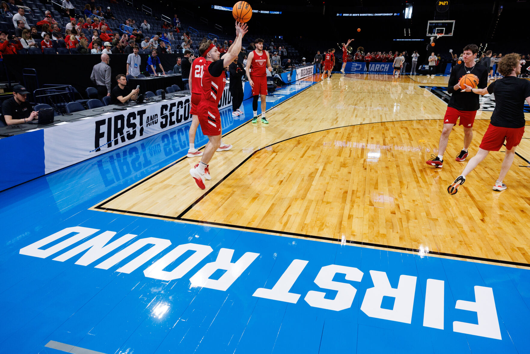 Photos: Nebraska basketball practices in Oklahoma City ahead of first ...