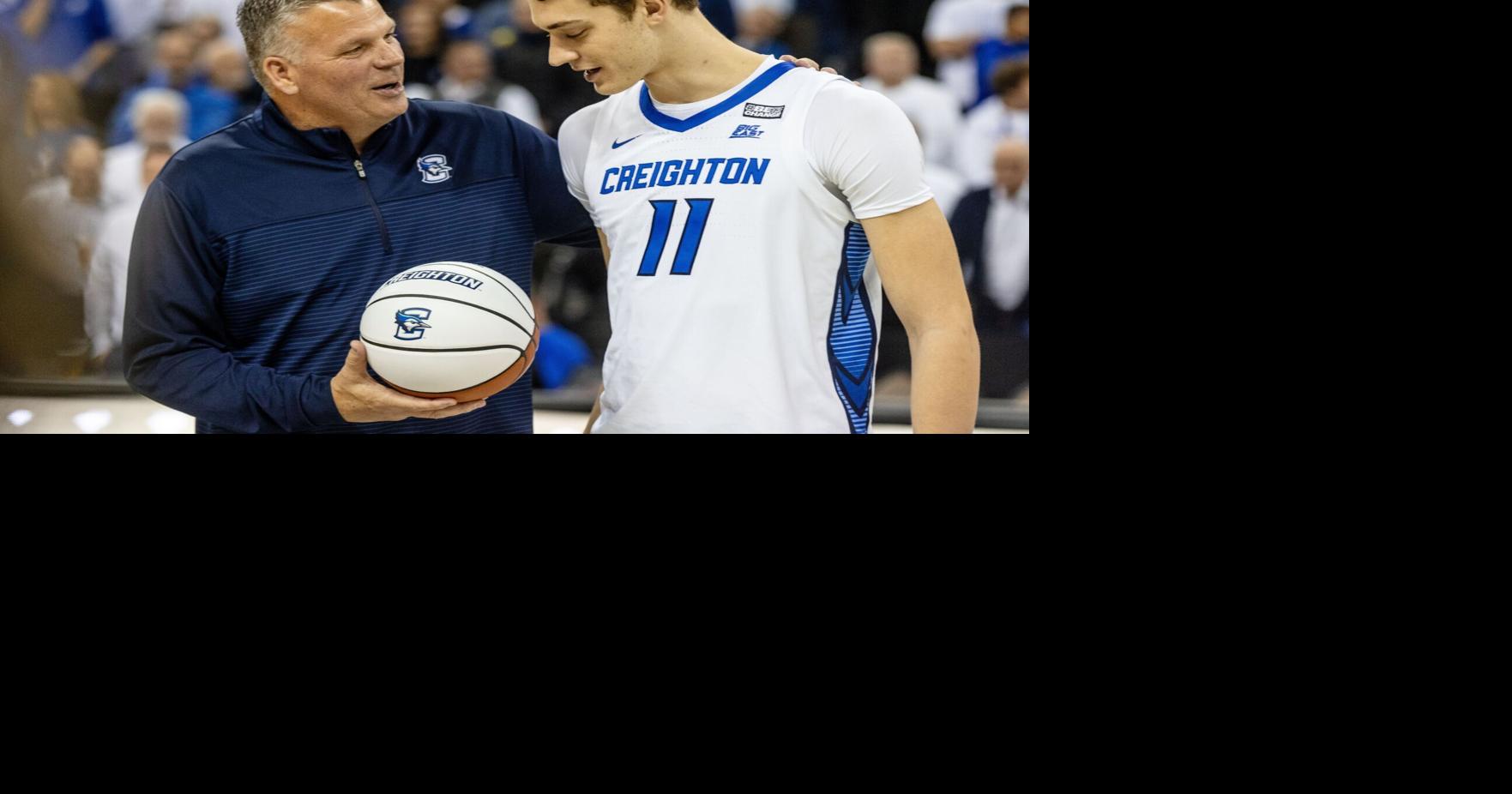 Creighton's Ryan Kalkbrenner, Trey Alexander and Baylor Scheierman ...