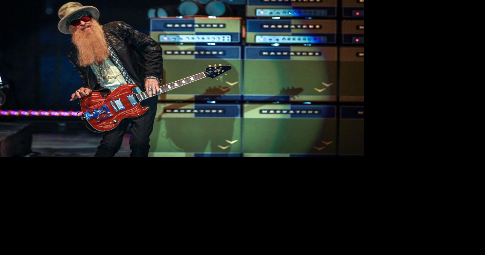 Review: With rhinestones, fuzzy guitars and iconic beards, ZZ Top ...