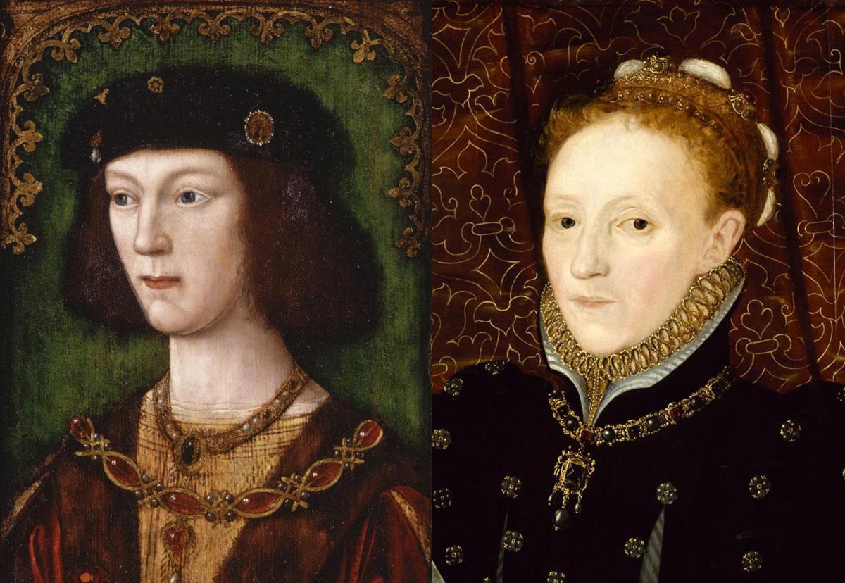 He's Henry VIII, he is, and she's Elizabeth. And they're both part of a ...