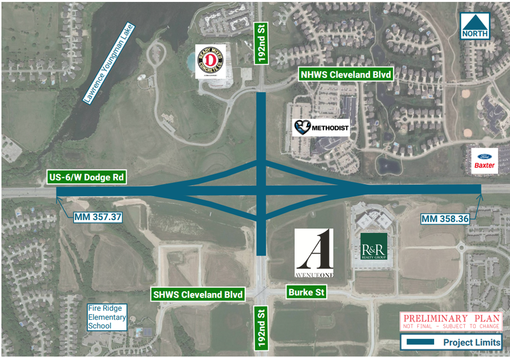 Omaha's 192nd-Dodge interchange inspired by Hot Wheels play