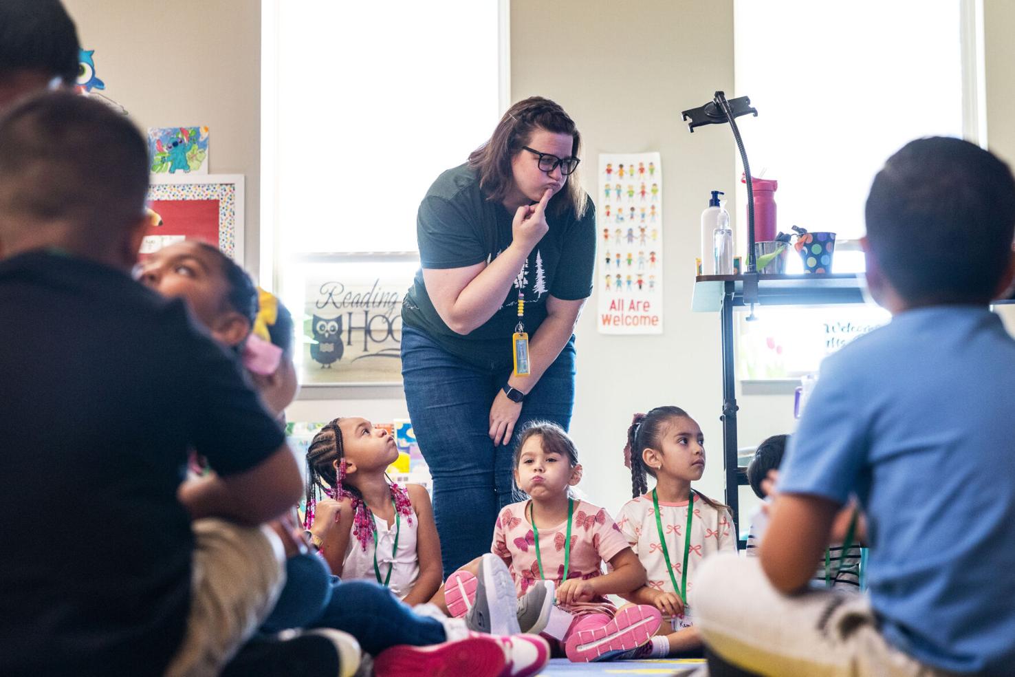 Photos: First day of Kindergarten at Forest Station Elementary