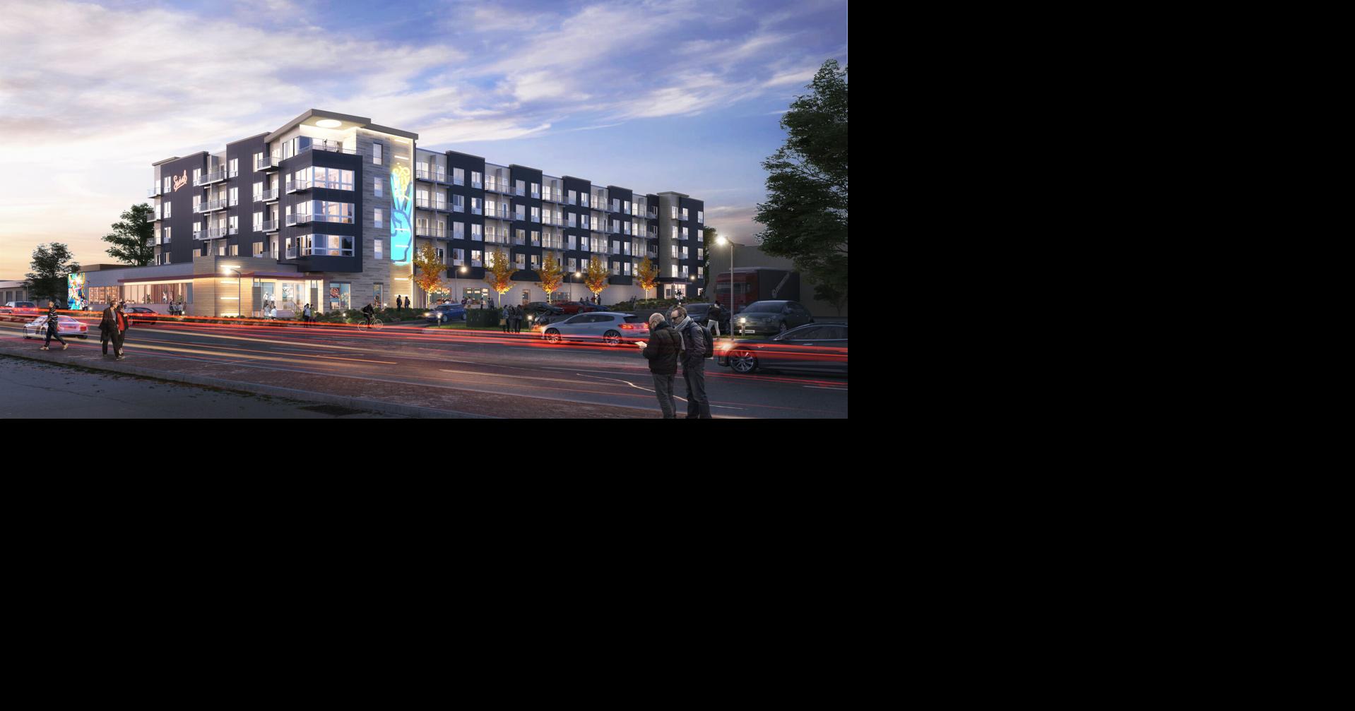 More construction at 72nd and Dodge: The Swivel rises