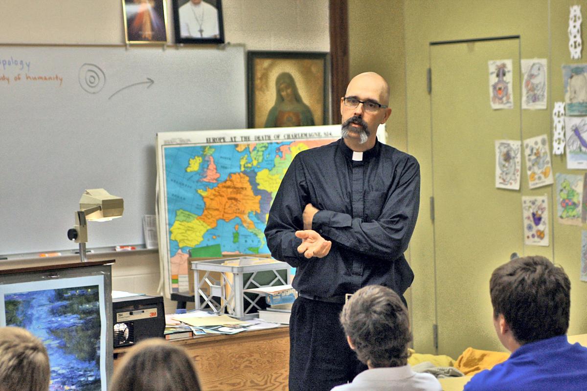 Father Steve says goodbye to Gross