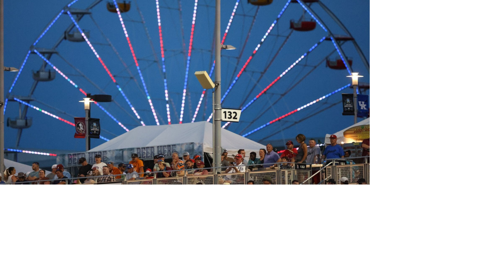 Enjoy the Ferris wheel College World Series fans! Athletes say it isn't ...