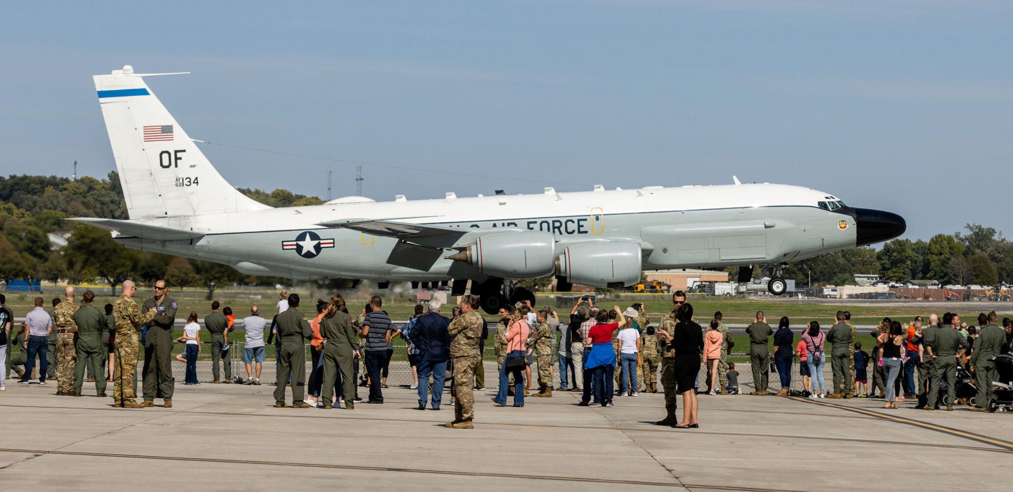 Photos: Offutt runway opens after 18-month reconstruction
