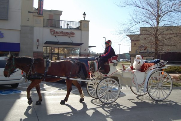 Santa events, free carriage rides at Village Pointe this Saturday