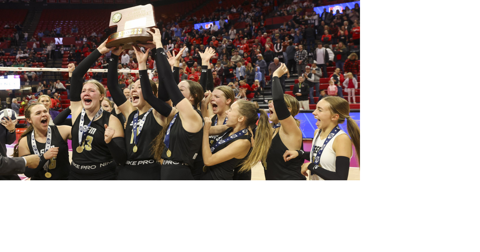 Six teams crowned champions at Nebraska state volleyball tournament