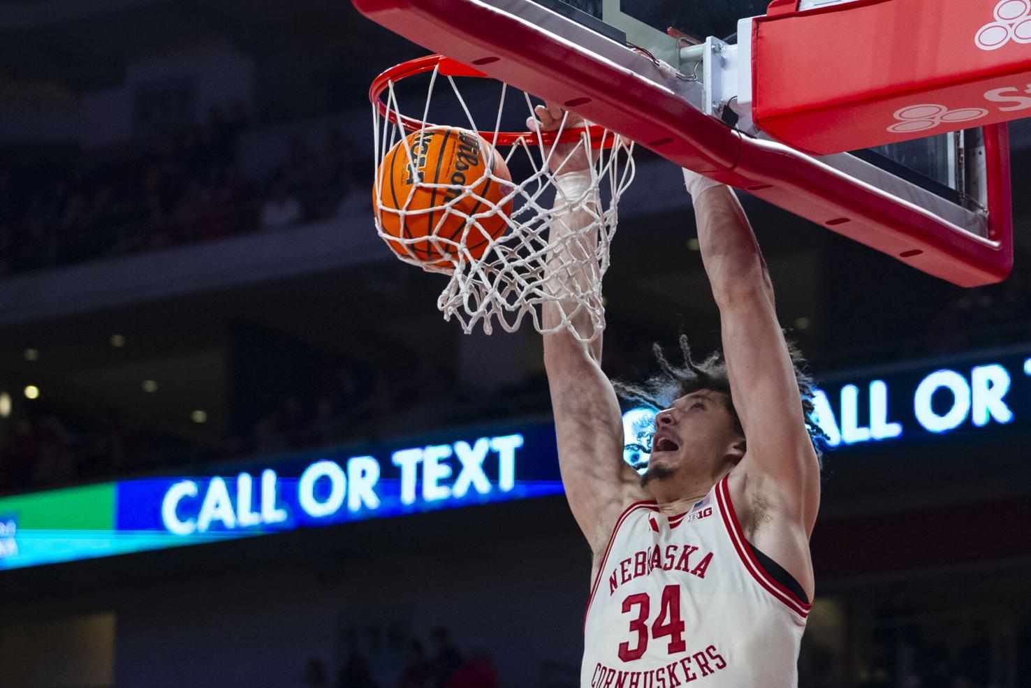 Cale Jacobsen extends Nebraska's season with breakout performance