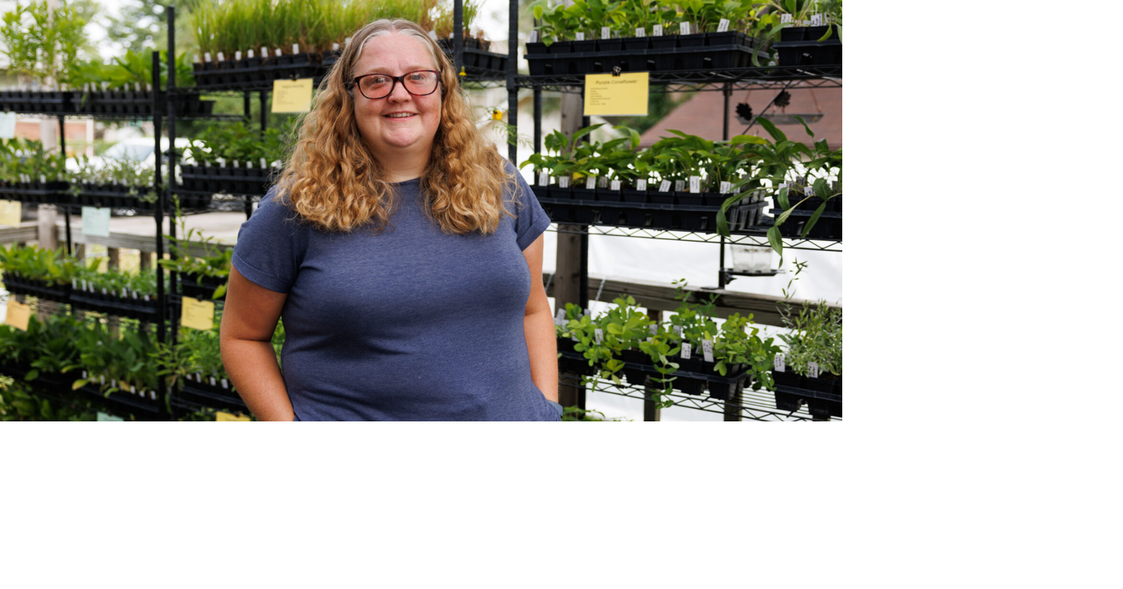Omaha woman enhancing yards, environment with native plants