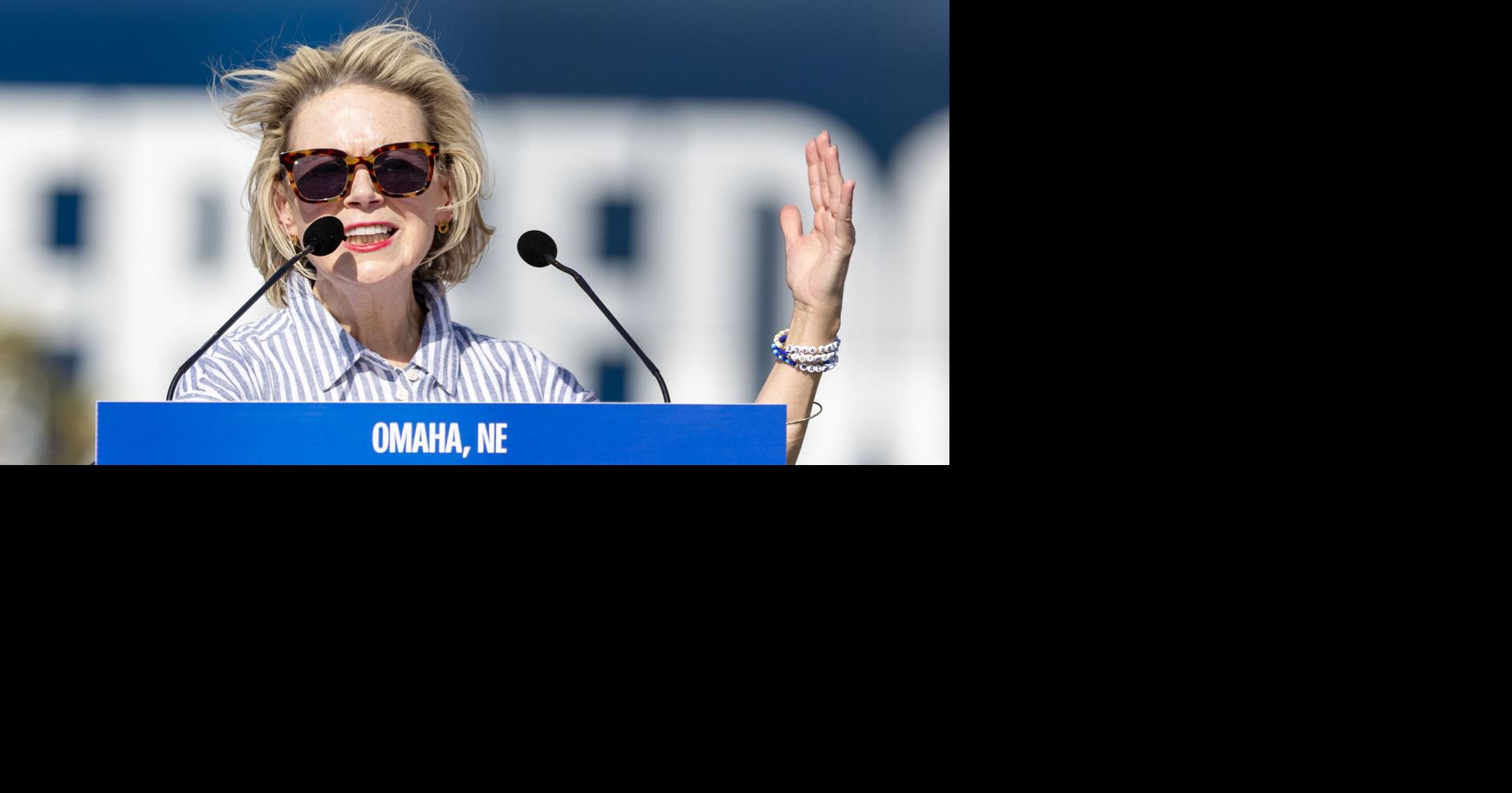 Gwen Walz, Connie Britton rally, eat Omaha ice cream to encourage ...