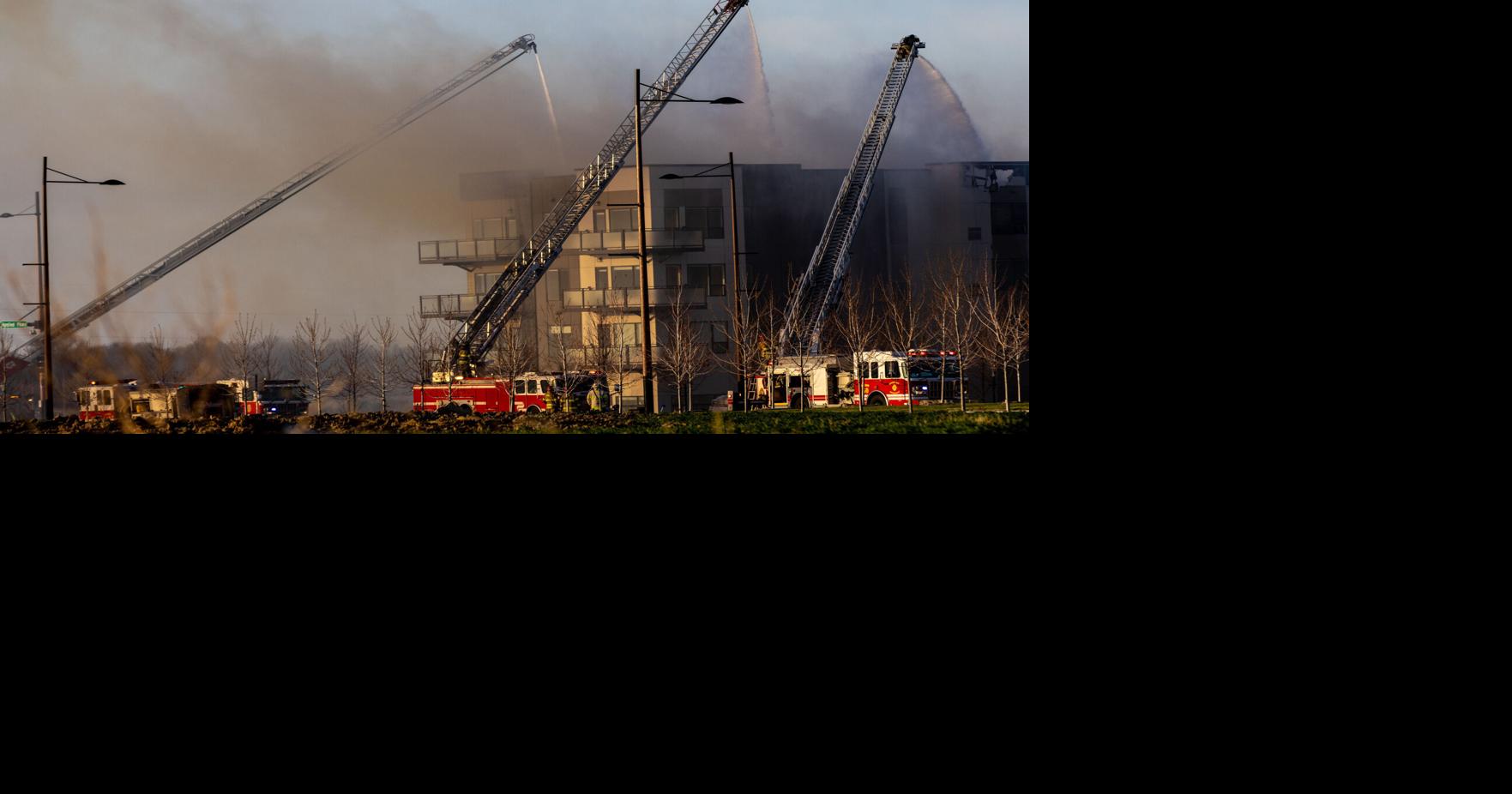 Winds complicate firefighters' job at four-alarm fire in southwest Omaha