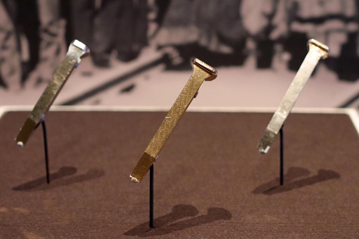 After 150 years, Transcontinental Railroad spikes meet up again, this ...