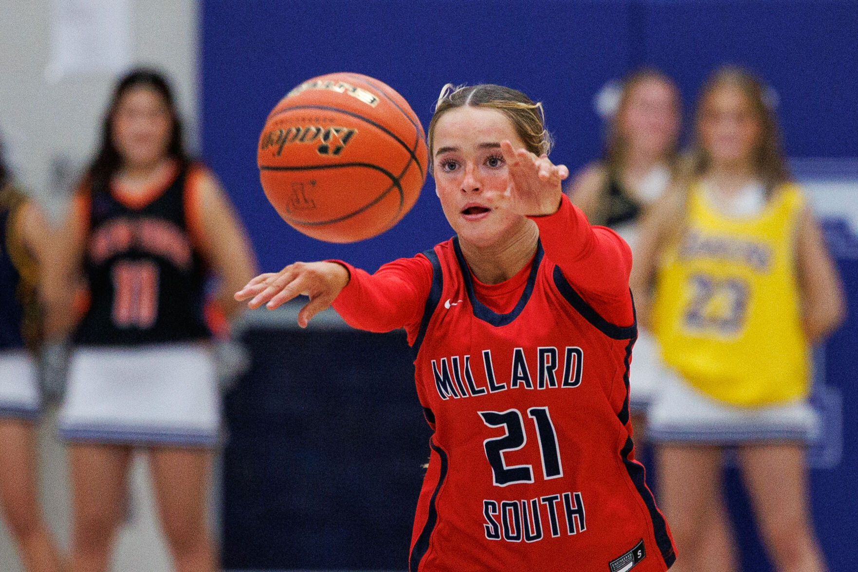 Millard North girls hold off Bellevue West for their first win of a ...
