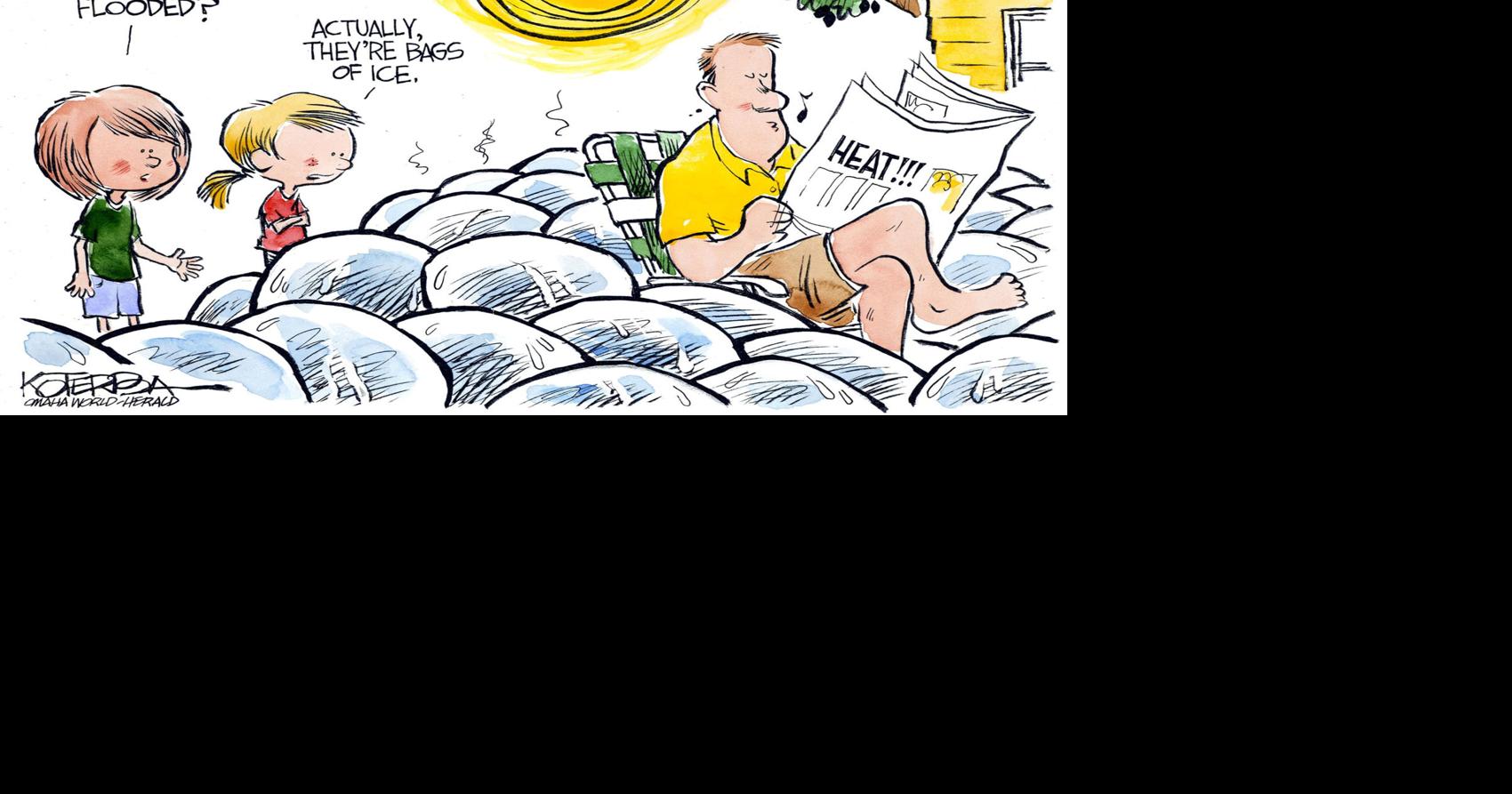 Jeff Koterba's July 15 cartoon: Cooling off