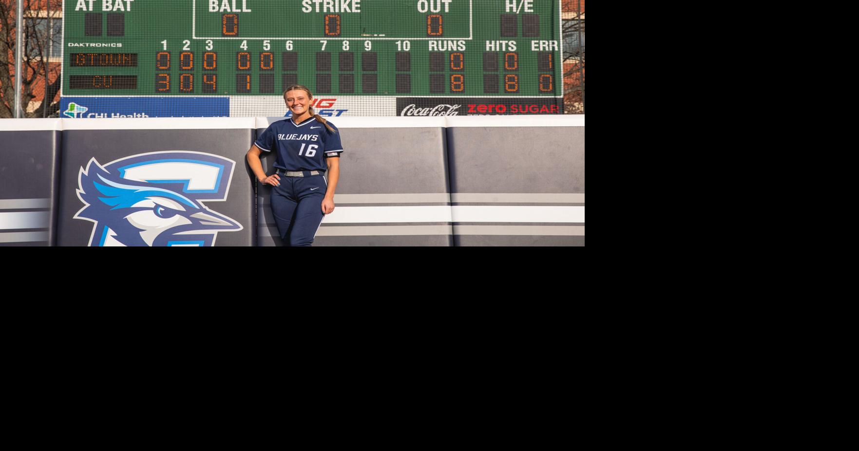 Creighton softball's Kenzie Schopfer tosses Bluejays first perfect game ...