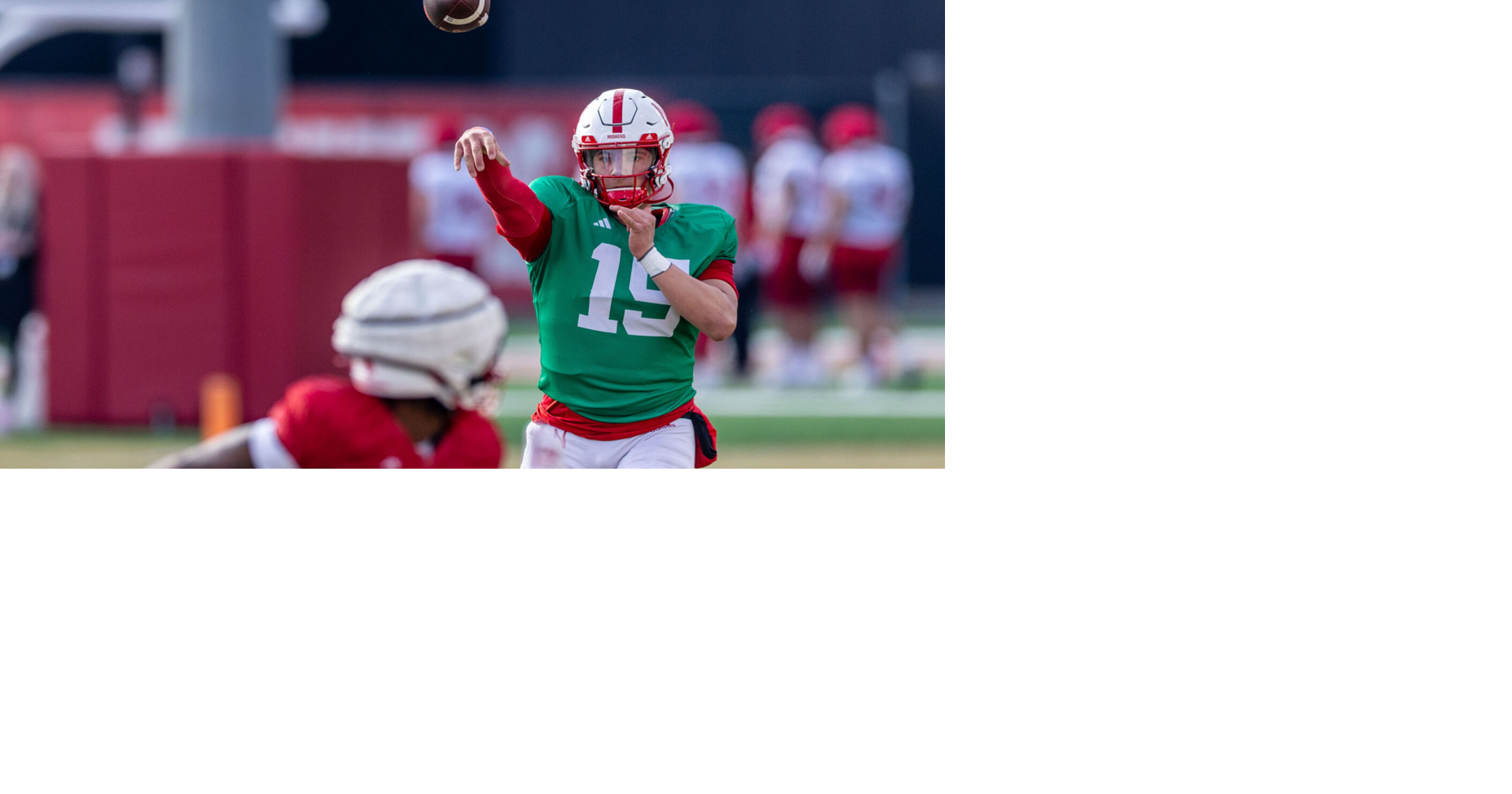 Matt Rhule talks quarterbacks Dylan Raiola and Daniel Kaelin ...