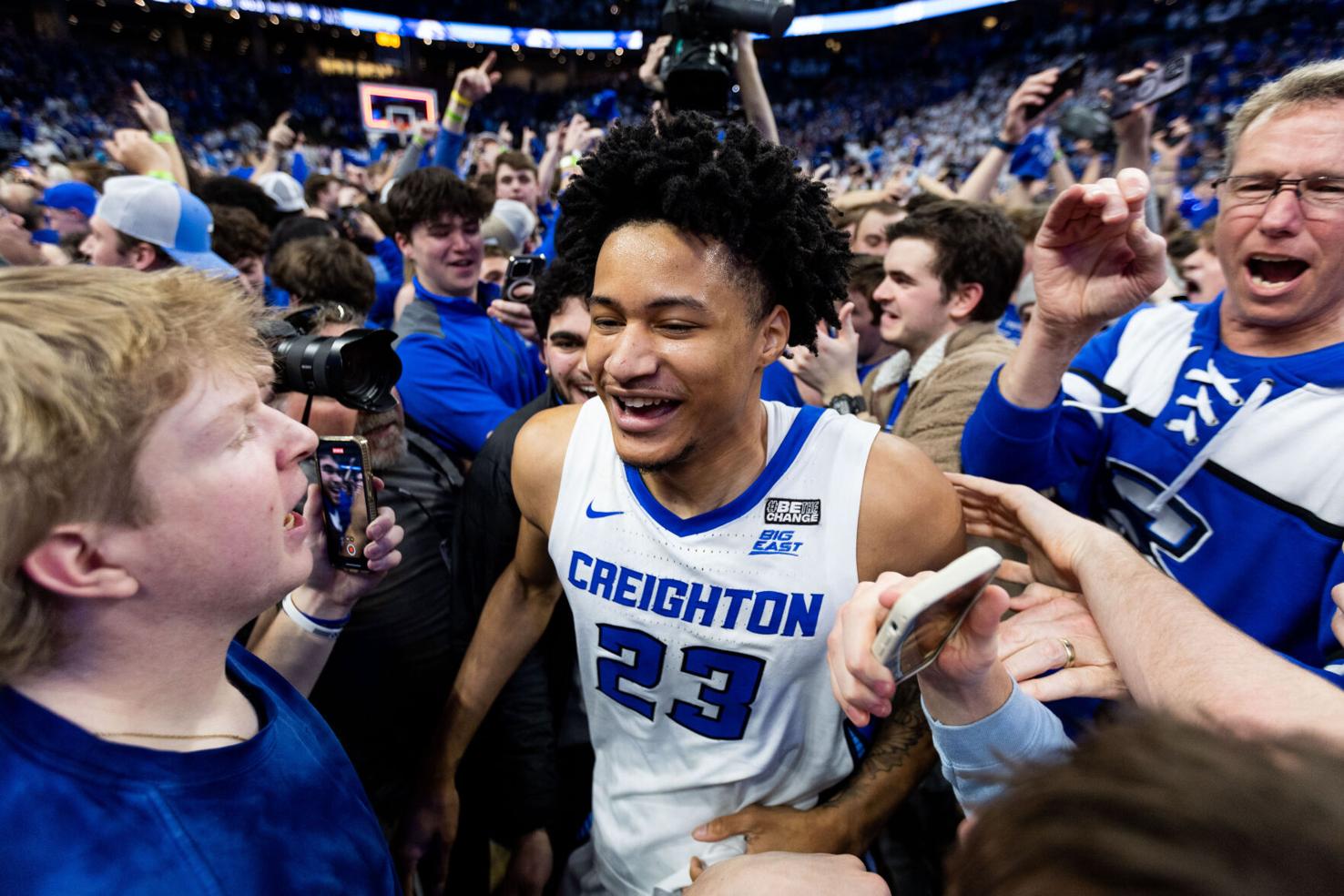 Photos: Creighton men's basketball hosts No. 1 UConn
