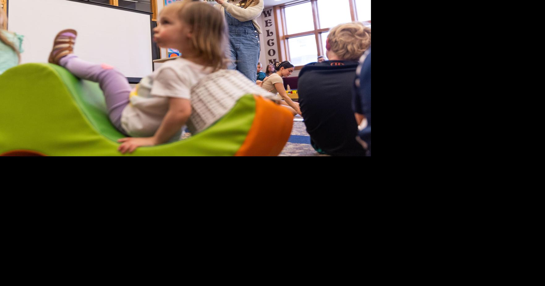 Photos: Ralston library hosts storytime and Easter egg hunt for families