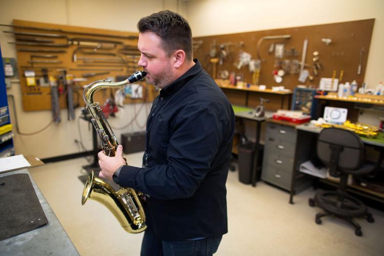 One repairman fixes all of OPS's brass and woodwind instruments — about ...