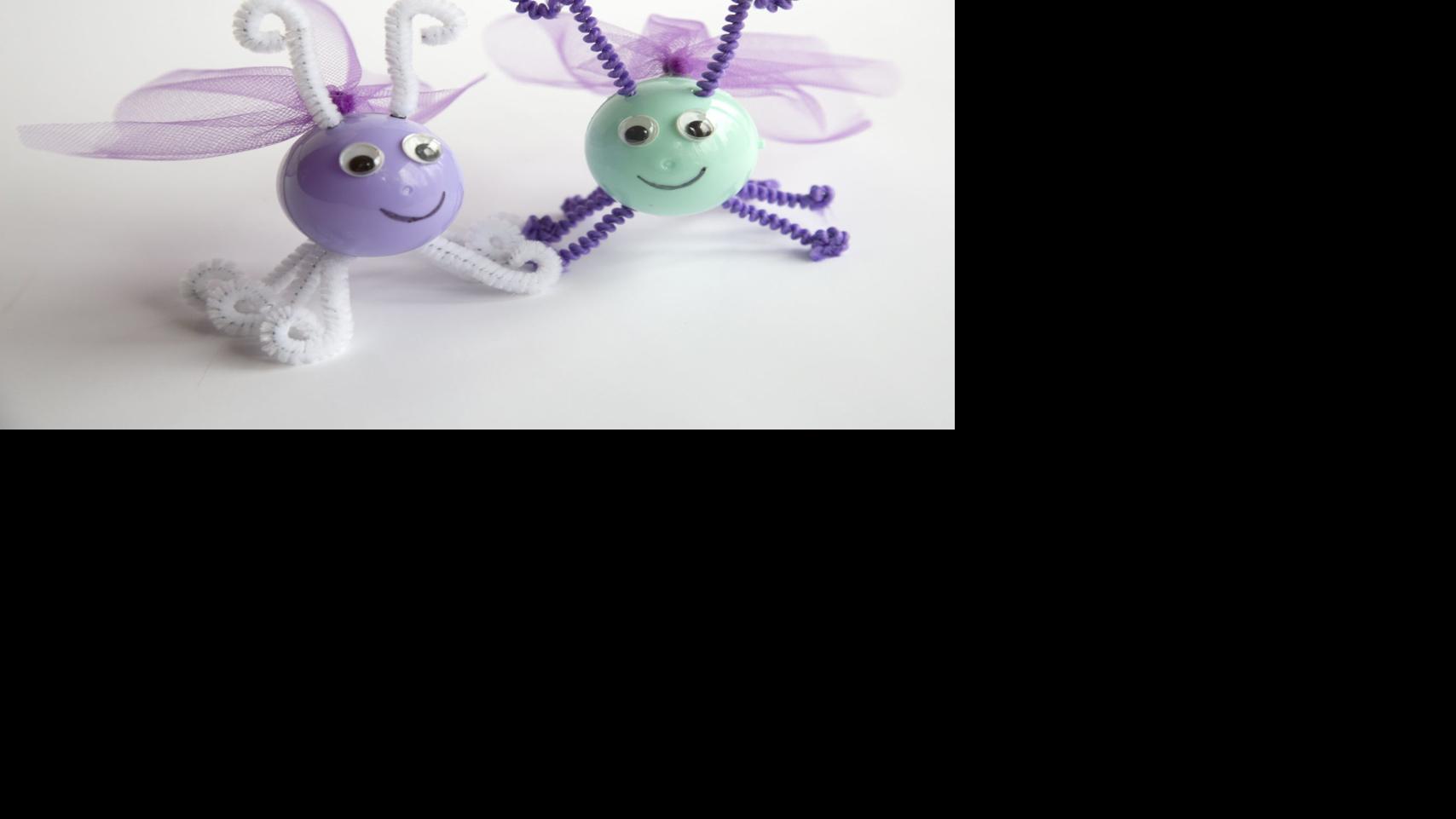 This glow-in-the-dark lightning bug craft is the perfect summer project ...