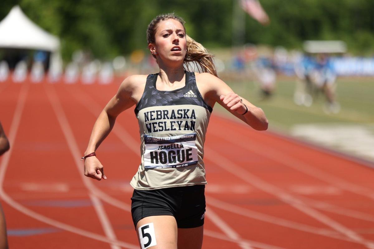 Nebraska Wesleyan's Bella Hogue wins turns in best times — and wins two ...