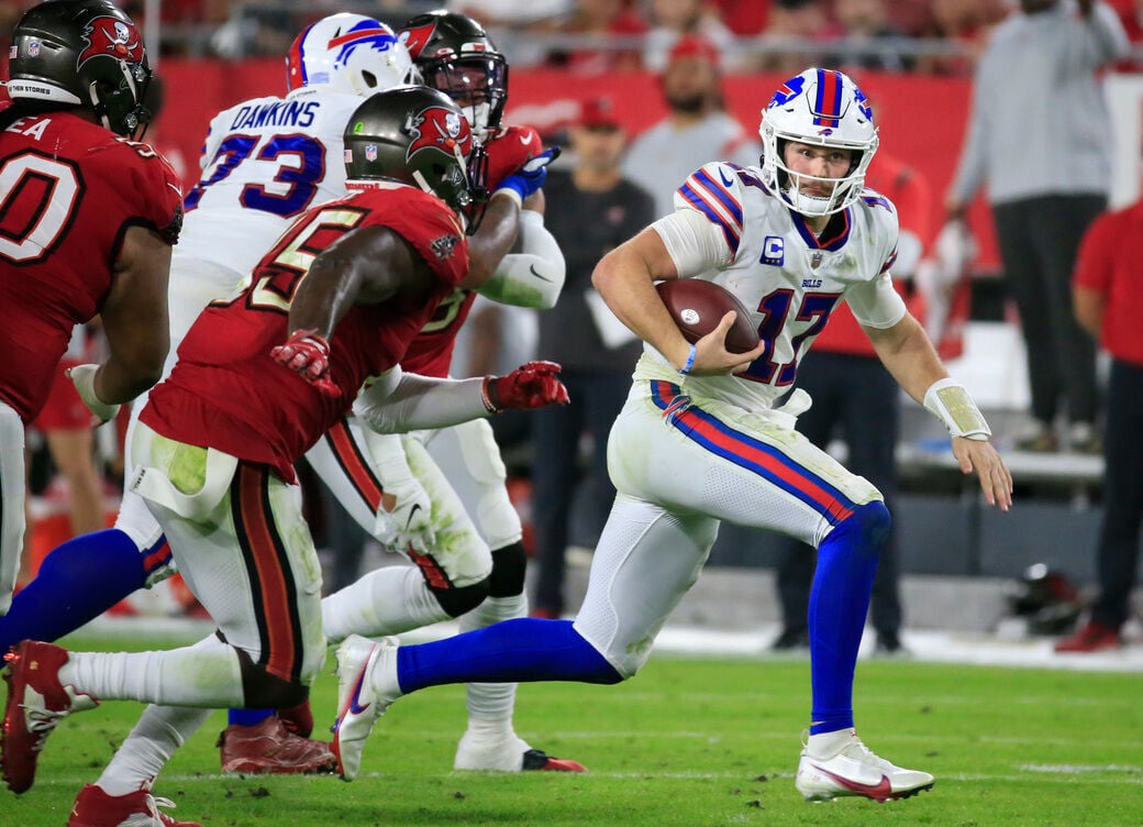 Bills QB Josh Allen expected to start; tackle Dion Dawkins tests ...