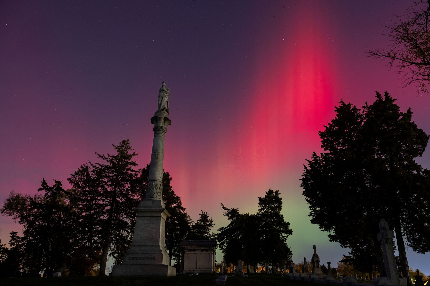 Sun storm led to fantastic Northern Lights display above Nebraska