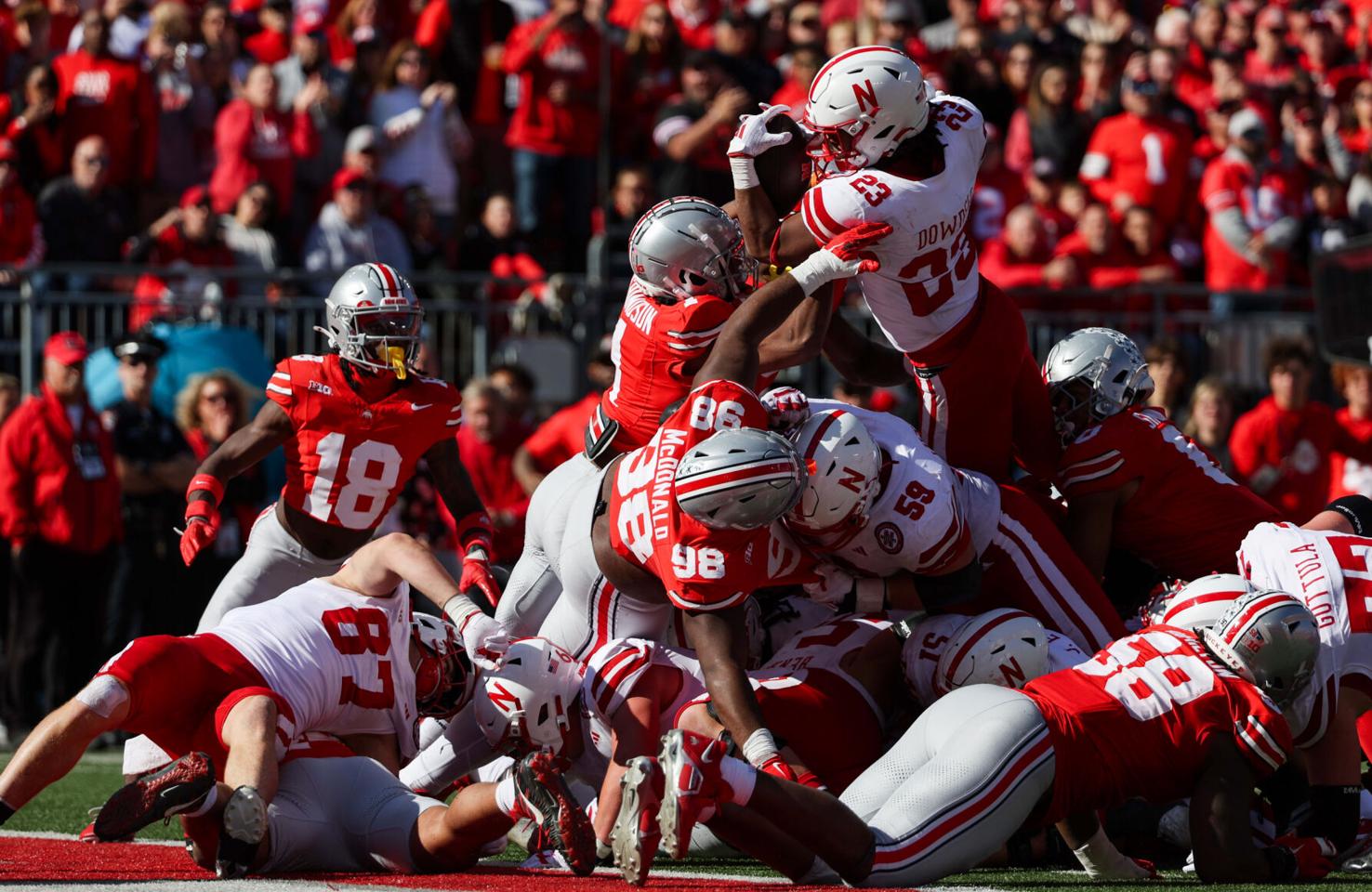 Several questionable calls — mostly against Huskers — mark first half ...
