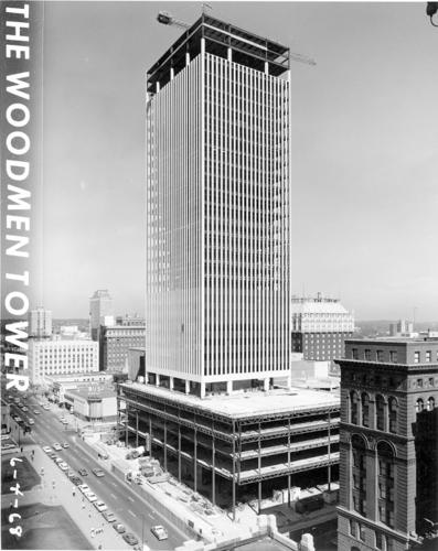 Woodmen Tower, dedicated in 1969, aided the rebirth of downtown Omaha