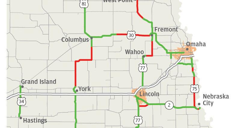 Progress report on 6 segments of Nebraska's expressway system