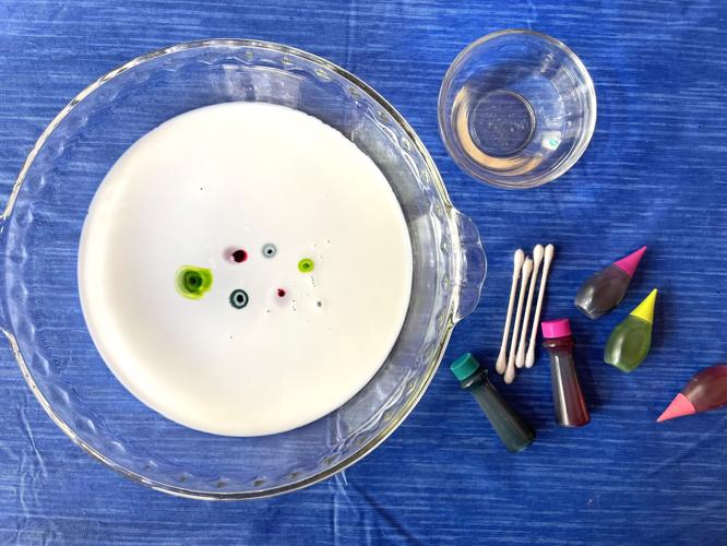 Tie Dye Milk a science experiment for all ages