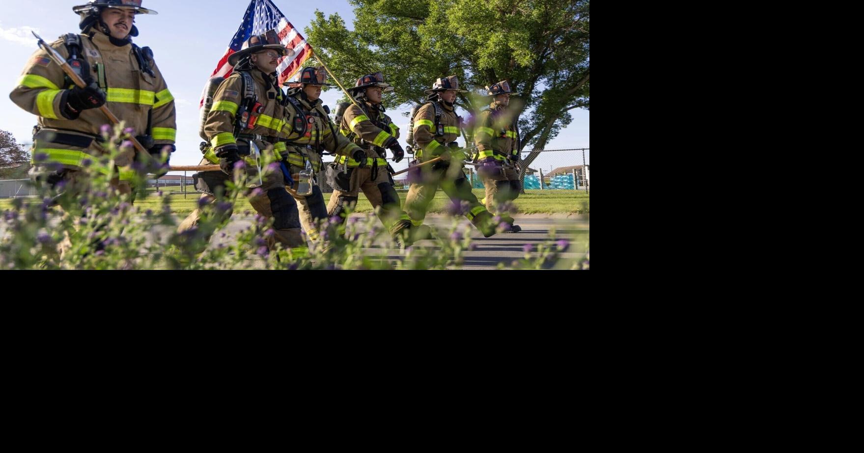 6 new Grand Island Nebraska firefighters make ruck walk
