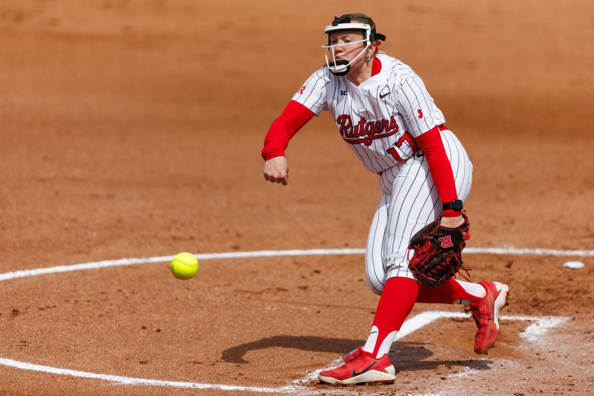 Nebraska softball holds back Iowa in doubleheader