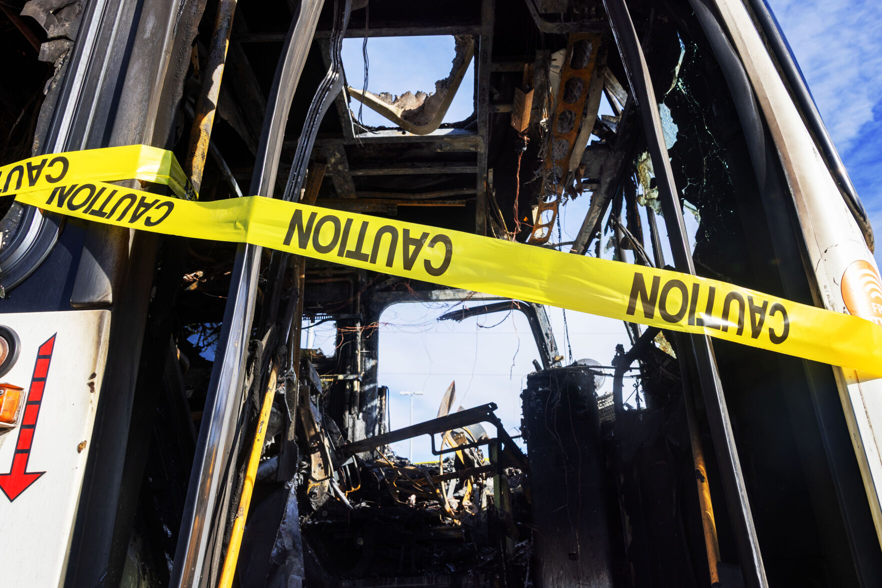 Photos: Metro Transit bus burned