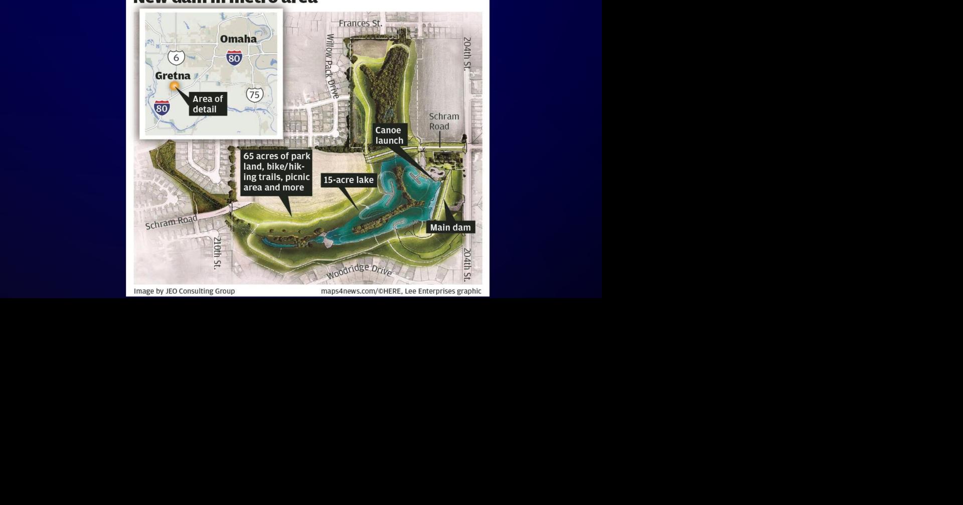 Dam project near Gretna will bring new lake, park to Omaha area