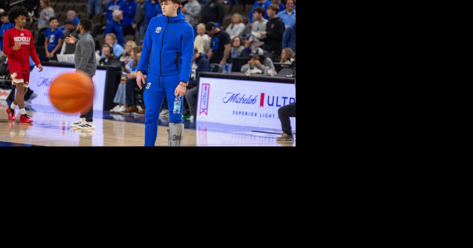Creighton freshman Hudson Greer sidelined for Tuesday's game against ...