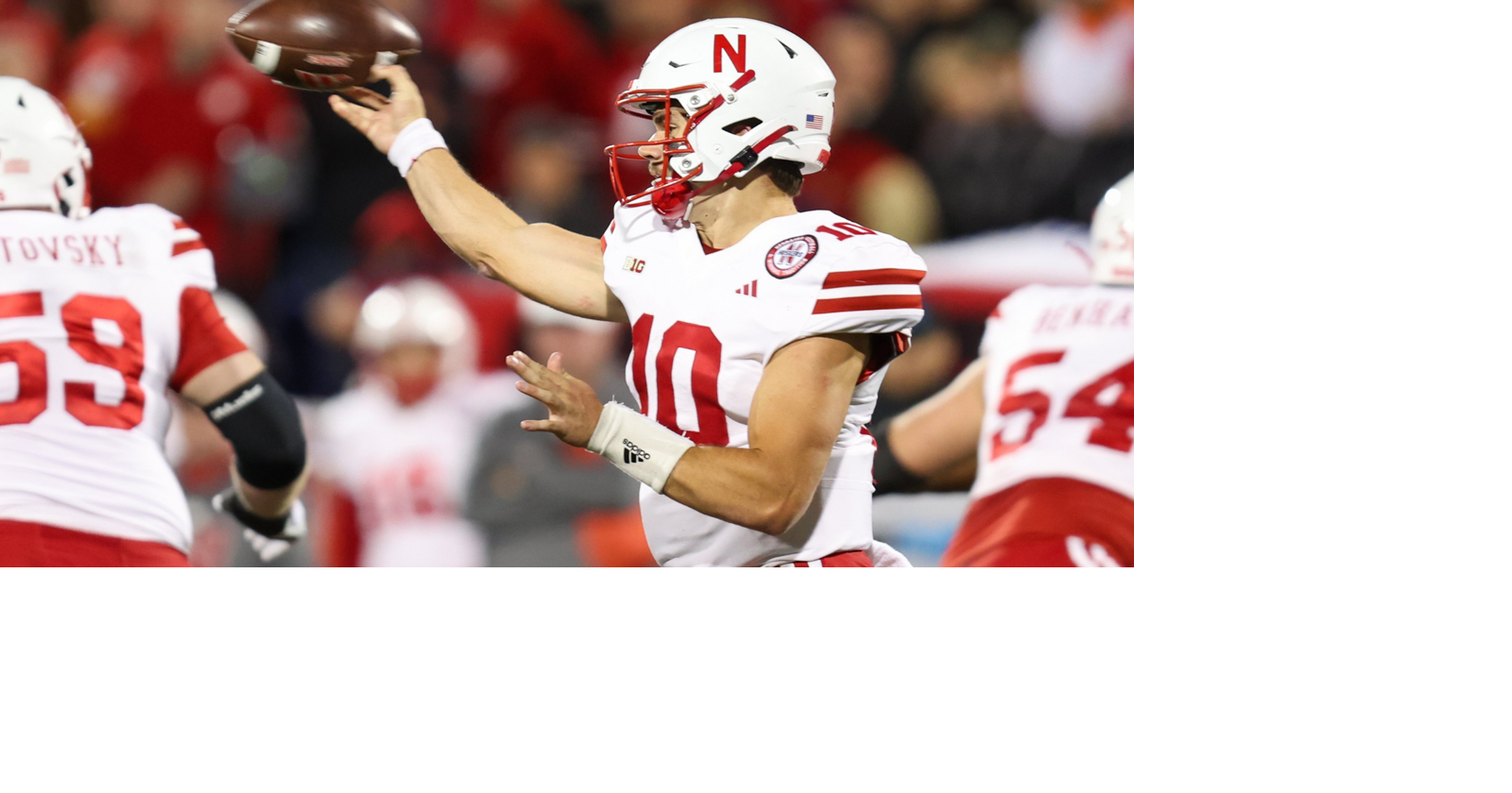 Nebraska football coach Rhule names starting quarterback