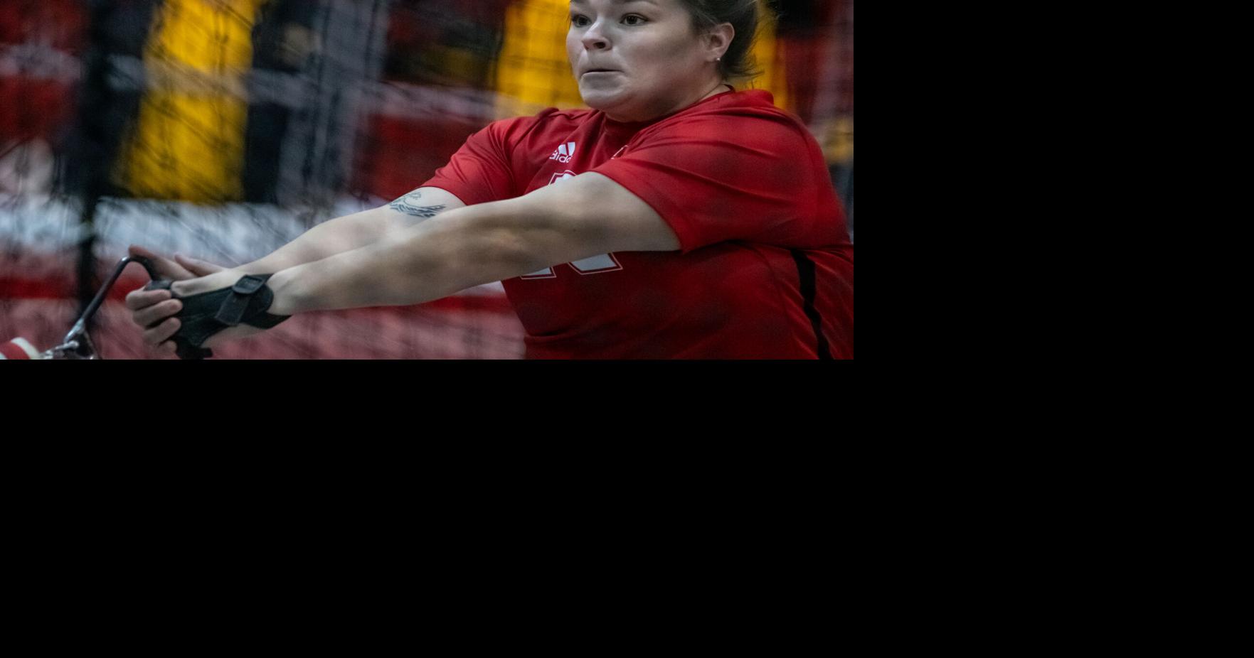 The records are 'kind of cool,' but Nebraska thrower Taylor Latimer ...