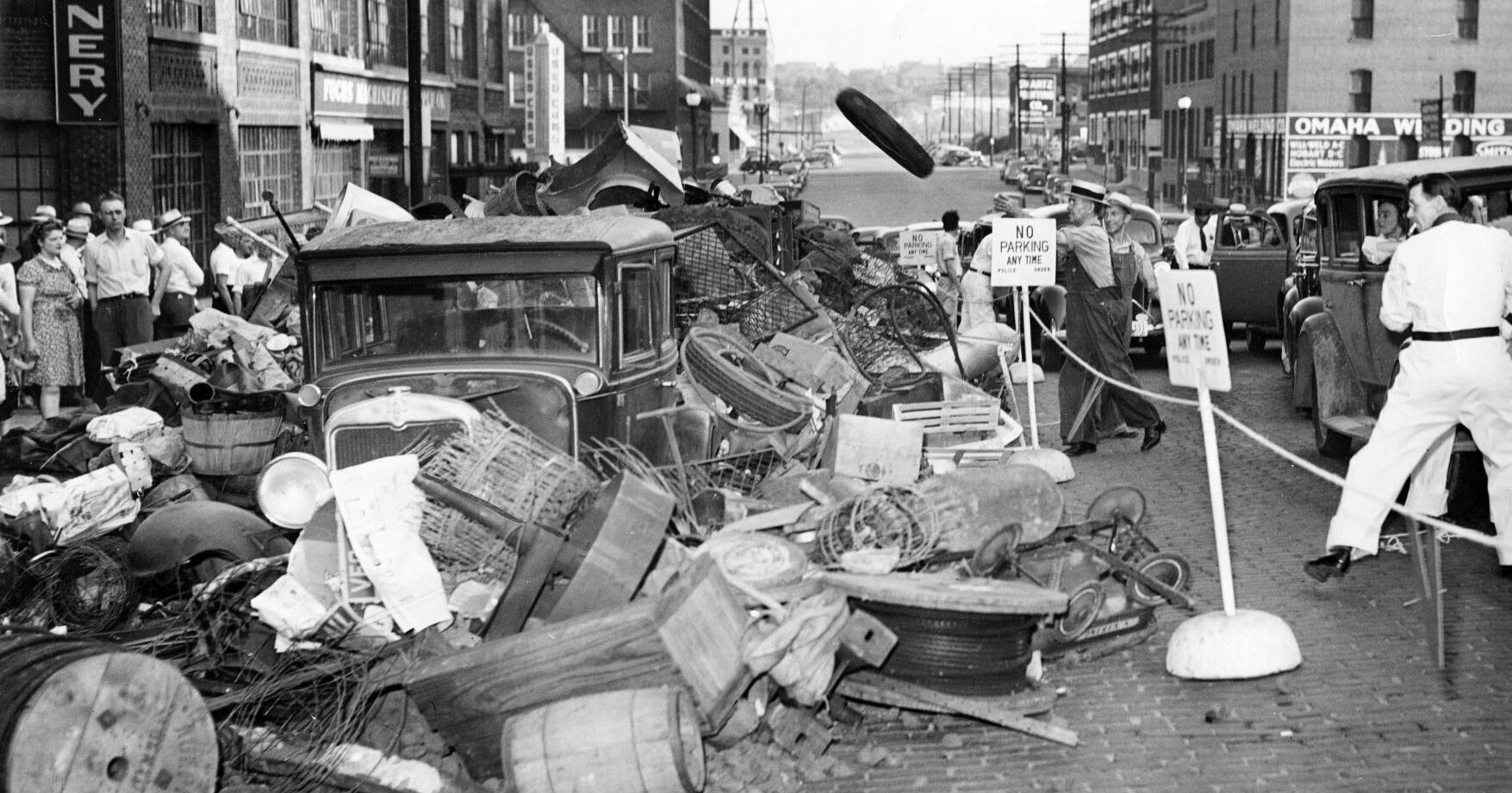 67 000 Tons Nebraskans 1942 Scrap Metal Drive Paved Way To Victory In 67 000 Tons Nebraskans 1942 Scrap Metal Drive Paved Way To Victory In