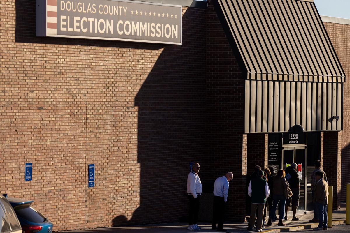 Photos: First day of early voting in Douglas County