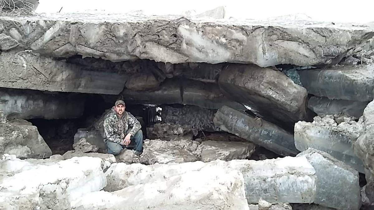 Photos: 'Icebergs' left in wake of Nebraska flooding