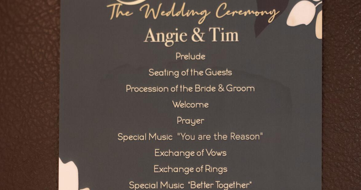 Tim and Angie's Italian wedding