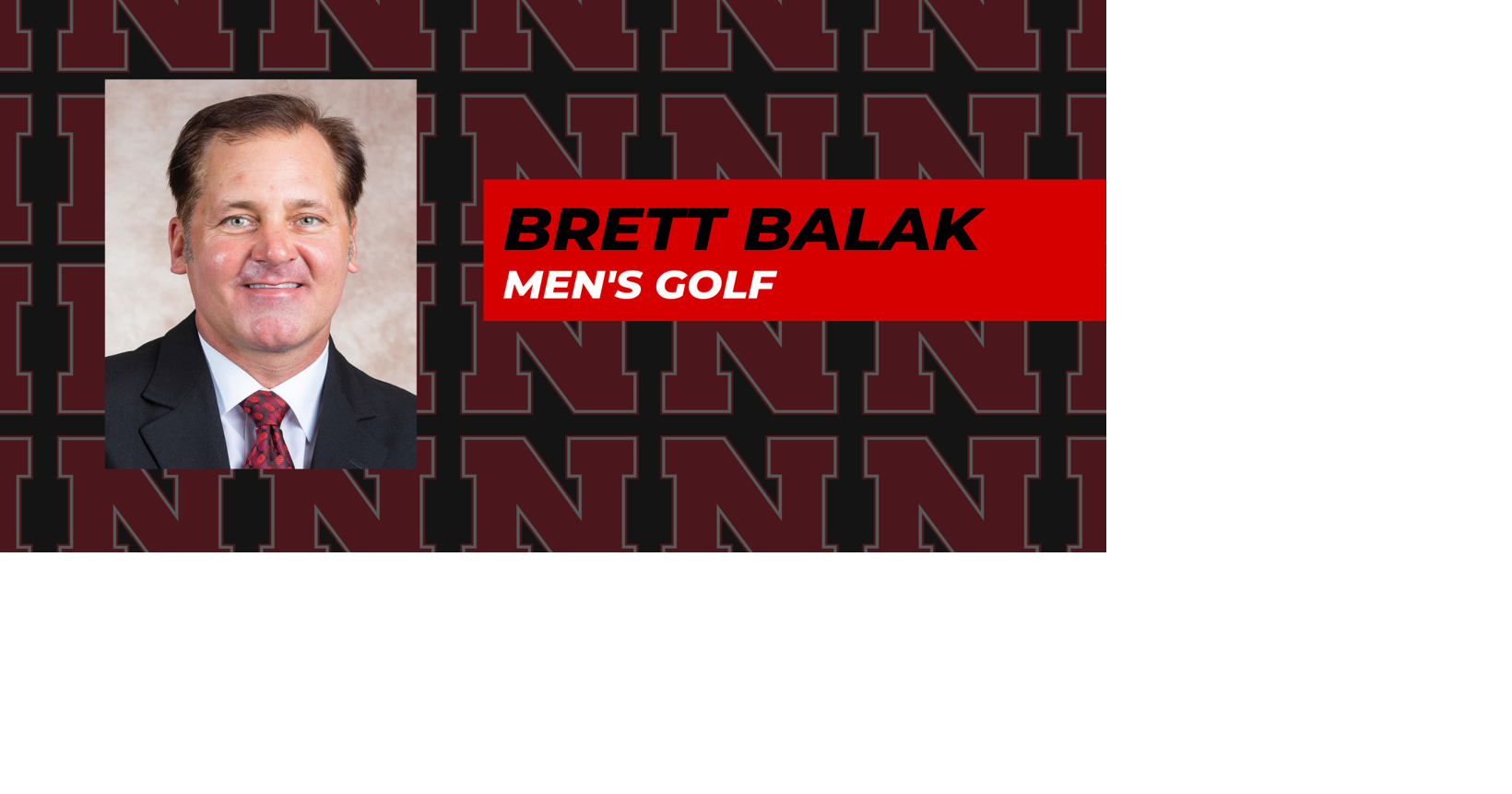 Brett Balak stepping down as Nebraska men's golf coach