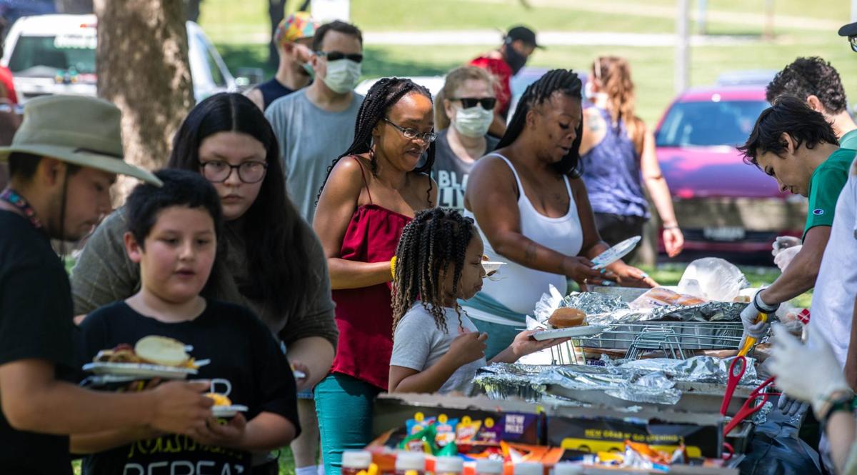 Black Lives Matter Cookout in Benson and rally in Bellevue draw hundreds
