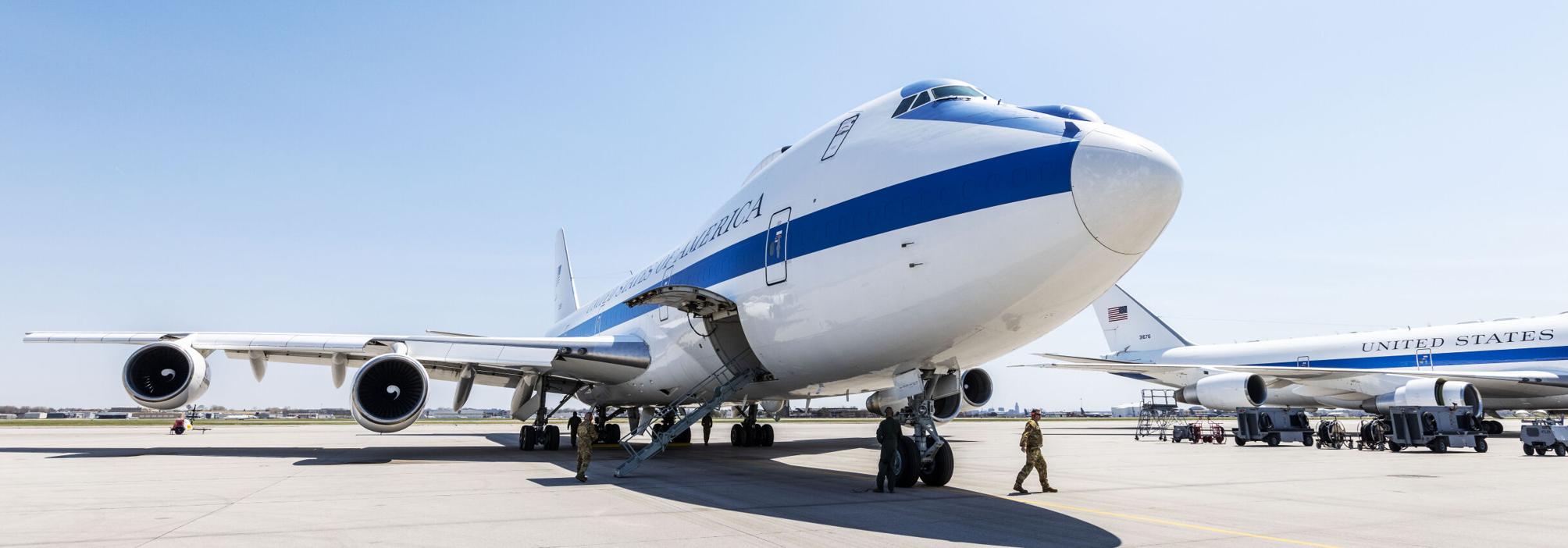 Photos: What it is like to ride on the 'Doomsday Jet'