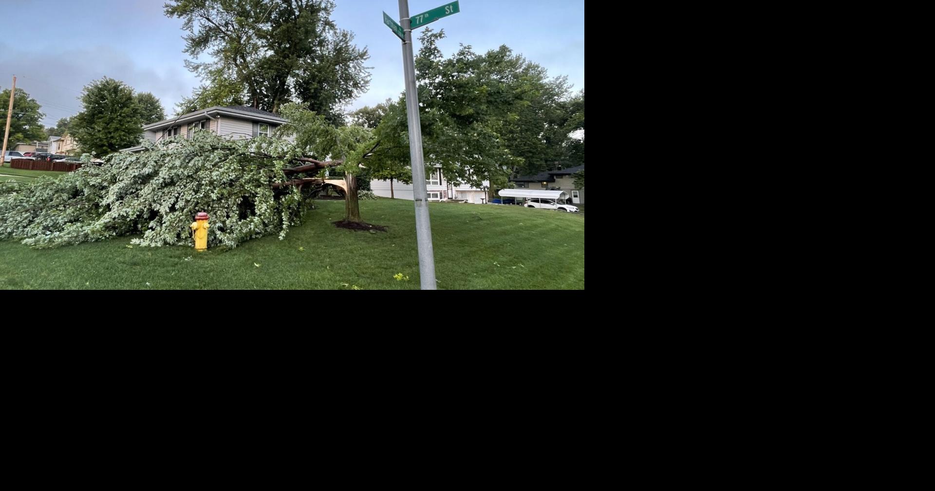 Scary storm hits Omaha neighborhoods; cleanup begins